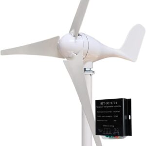 Wind Turbine 4000W Horizontal Wind Turbine Generator Kit 5 Blades Wind Turbine Motor with Charge Controller Home Power,220v