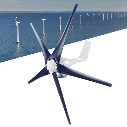 Wind Generator, Wind Turbines Generator, 200W 12 24 48V Wind Turbines 5 Blades 12m s, Wind Turbines, Solar And Wind Power Parts And Accessories (48V)