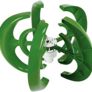 CHRISK 1000W Green Lantern Wind Turbine High Efficiency and Low Noise 5 Blade Wind Turbine with Controller,12v