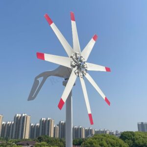 ninilady 800w wind turbine 12v 24v 48v wind generator with mppt controller 8 blades free energy for home yacht yard roof boat windmill (48v with mppt controller)