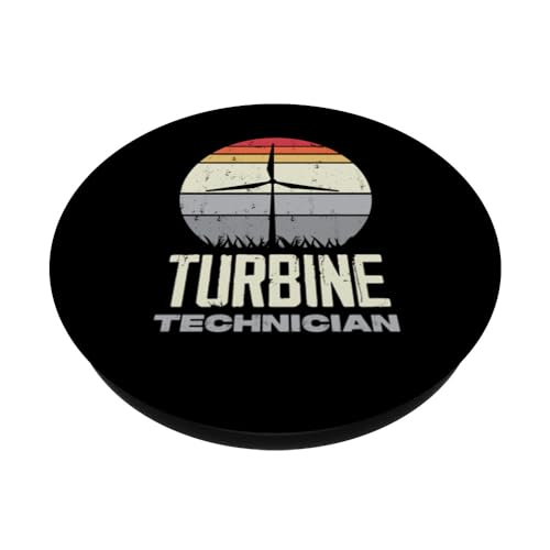 Turbine Technician Wind Power Wind Turbine Technician PopSockets Standard PopGrip