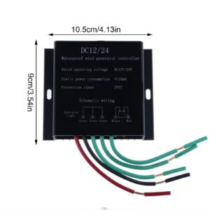 Wind Driven Generator Controller 12V/24V MPPT Wind Charge Controller IP67 Waterproof 12000W Wind Turbine Generator Controller with ,48v