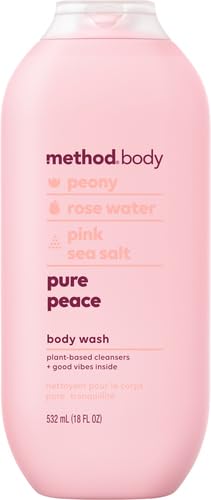 Method Body Wash, Pure Peace, Paraben and Phthalate Free, 18 oz (Pack of 1)