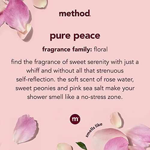 Method Body Wash, Pure Peace, Paraben and Phthalate Free, 18 oz (Pack of 1)