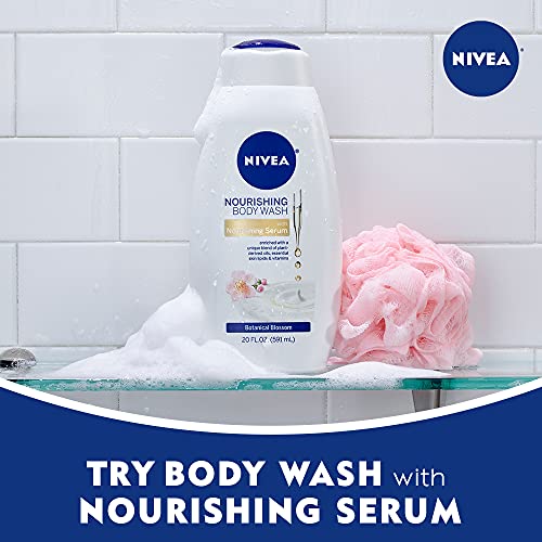 Nivea Nourishing Botanical Blossom Body Wash, Pack of 3, 20 Fl Oz Bottles