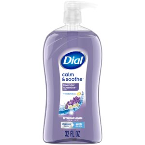 dial body wash, calm & soothe lavender & jasmine scent, 32 fl oz