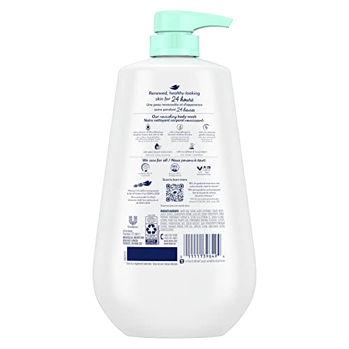 Dove Sensitive Skin Body Wash, Hypoallergenic and Paraben-Free, 30.6 fl oz (Pack of 3)