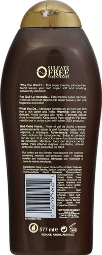 OGX Hydrating Moisture + Shea Soft & Smooth Body Wash, 19.5 Fl Oz