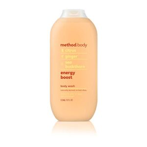 method body wash, energy boost, 18 oz, 1 pack, packaging may vary