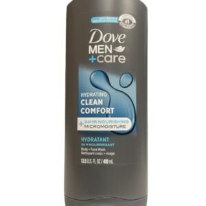 Dove Men + Care Body & Face Wash, Clean Comfort 13.50 Oz (Pack Of 3), 2.16 Lb