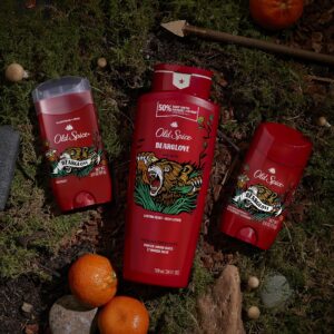 Old Spice Body Wash for Men, Bearglove, Long Lasting Lather, 24 fl oz (Pack of 4)