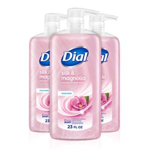 dial body wash, silk & magnolia, 23 fl oz (pack of 3)