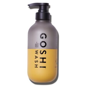 goshi super vitamin body wash 16 oz - ph-balanced moisturizing body wash for men and women - for all skin types