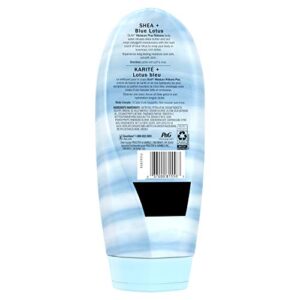 Olay Moisture Ribbons Plus Shea + Blue Lotus Body Wash, 18 Fl Oz, Pack of 4