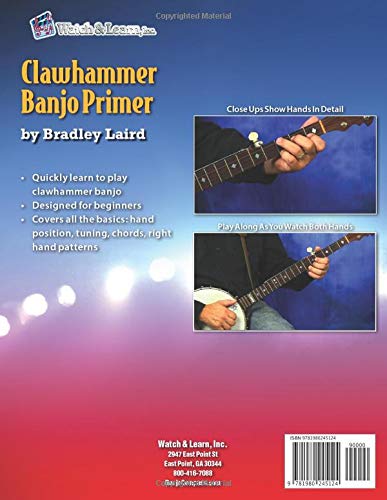 Clawhammer Banjo Primer Book for Beginners with Video & Audio Access