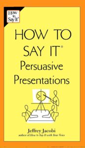 how to say it persuasive presentations