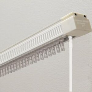 Vertical Blinds Replacement Headrail Track Custom Made to Your Size, Stack, and Control Type - Complete with Brackets and Hardware (64.5 inches)