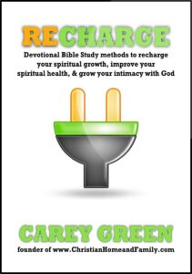 recharge: spiritual devotional methods to recharge your spiritual life, improve your spiritual health, & grow your intimacy with god.: reenergize, rejuvenate, and restart your daily quiet time