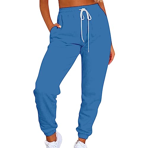 Chounliem Ladies Sweat Pants, with Pockets Sweatpants Women Baggy Women'S Sweats Women Pant Grey Sweatpants Wide Leg Fleece Sweatpants Women Track Orders to Be Delivered Womens Plus Size Prime Deals