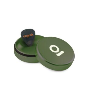 ongrok storage puck, green, perfect size case to store in your pocket, airtight, preserves moisture profile, smell and aroma