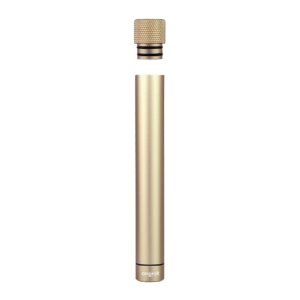 ongrok premium storage tube | airtight aircraft grade aluminum metal, pocket-sized opaque holder (gold)