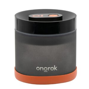 ongrok glass storage jar (400ml/1oz) with vacuum pump technology, air proof containers to preserve smell and aroma (400ml)