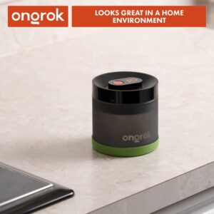 ONGROK Glass Storage Jar (400ml/1oz) with Vacuum Pump Technology, Air Proof Containers to Preserve Smell and Aroma (400ml)