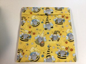 microwave potato bag yellow honey bee gnomes large all cotton baked potato bag handmade kitchen utensil