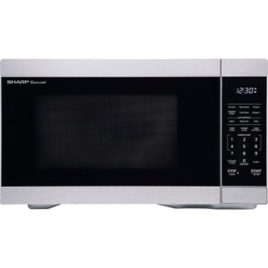 sharp 1.1 cu. ft. mid-size countertop microwave oven (smc1162hs)