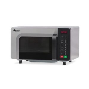 AMANA RMS10TSA, Commercial Microwave, 0.8 Cu. Ft, 1000 Watt, Touch Controls, Stainless Steel