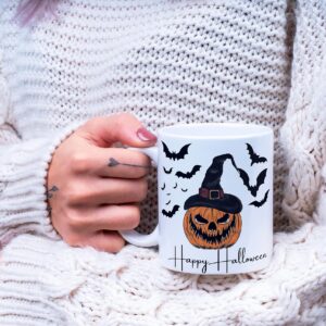 Halloween Mug, 12oz Ceramic Mug, Dishwasher and Microwave Safe, High Quality Sublimation, Perfect Gift For Halloween, Perfect Fall Gift, By Blair's Best Gifts LLC