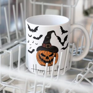 Halloween Mug, 12oz Ceramic Mug, Dishwasher and Microwave Safe, High Quality Sublimation, Perfect Gift For Halloween, Perfect Fall Gift, By Blair's Best Gifts LLC