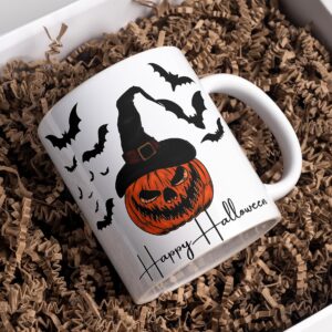 Halloween Mug, 12oz Ceramic Mug, Dishwasher and Microwave Safe, High Quality Sublimation, Perfect Gift For Halloween, Perfect Fall Gift, By Blair's Best Gifts LLC