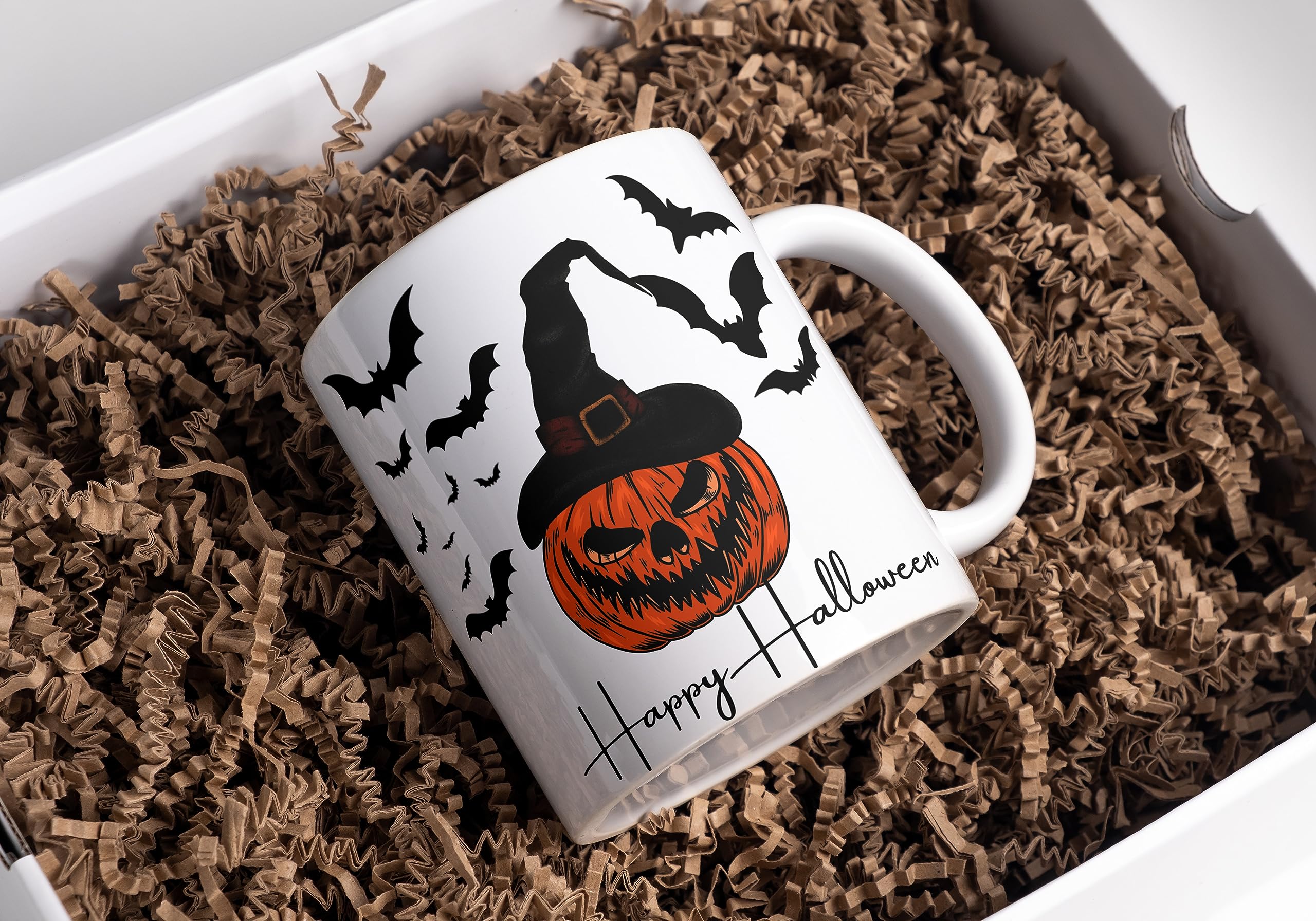 Halloween Mug, 12oz Ceramic Mug, Dishwasher and Microwave Safe, High Quality Sublimation, Perfect Gift For Halloween, Perfect Fall Gift, By Blair's Best Gifts LLC