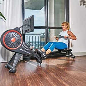 Echelon Row S, + 30-Day Free Echelon Membership, 22in Screen, Indoor Rowing Machine, Rower for Home Gym, Live and On-Demand Classes, Total Body Workout, Low Impact, (Renewed Premium)