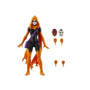 marvel legends series hallows' eve, spider-man comics collectible 6-inch action figure