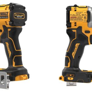 DEWALT ATOMIC 20V MAX* 1/4 in. Brushless Cordless 3-Speed Impact Driver one-pack Bare Tool (1pack ATOMIC 20V MAX Brushless 1/4 in. 3Speed Drive)