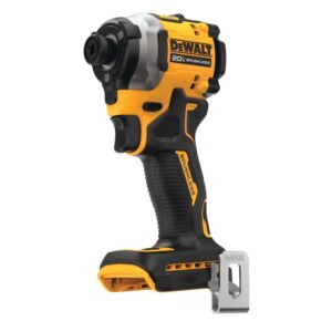 DEWALT ATOMIC 20V MAX* 1/4 in. Brushless Cordless 3-Speed Impact Driver one-pack Bare Tool (1pack ATOMIC 20V MAX Brushless 1/4 in. 3Speed Drive)