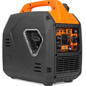 WEN 56235i Super Quiet 2350-Watt Portable Inverter Generator with Fuel Shut Off, CARB Compliant, Ultra Lightweight, Black