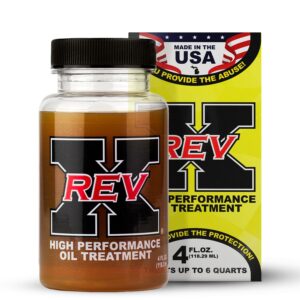 rev x high performance oil additive - 4 fl. oz. bottle