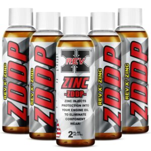 rev x zddp oil additive - zinc & phosphorus (5 pack)