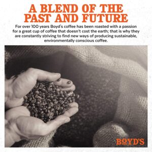 Boyd's Coffee Hi-Rev Medium-Dark roast single serve pods (72 Count)