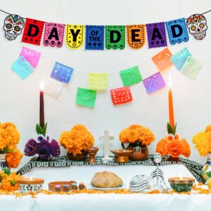 Day of The Dead Porch Banner Dia de Los Muertos Banner Mexican Banner Skulls and Skeletons Mexican Days Banner of Halloween Party Decoration, Days of the Dead Party Decoration