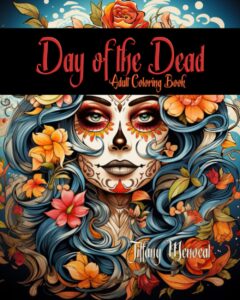 day of the dead: adult coloring book