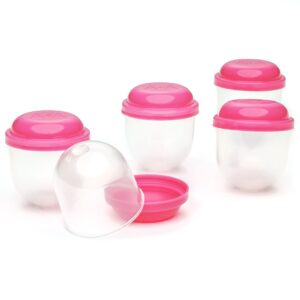 capsule vending machine translucent pink acorn capsules empty 30 pcs 1.1 inch - gumball machine capsules bulk party favors diy containers - easter basket stuffers gifts pinata stuffers