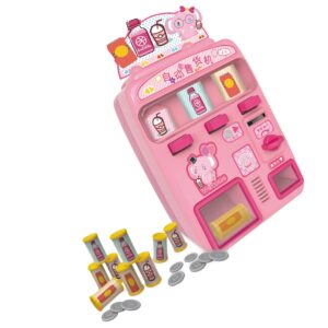 toyvian vending machines pretend 1 set simulation play house mini mini electronic vending juguetes para niños frog boy girl drinks child christmas gifts balloons drink machine game