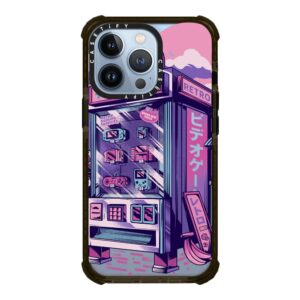 CASETiFY Ultra Impact Case for iPhone 13 Pro - Retro Vending Machine - Clear Black