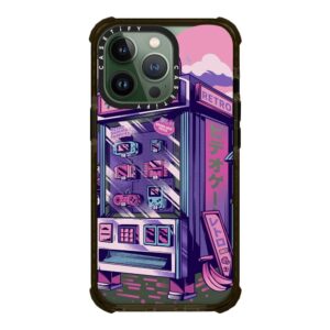 CASETiFY Ultra Impact Case for iPhone 13 Pro - Retro Vending Machine - Clear Black