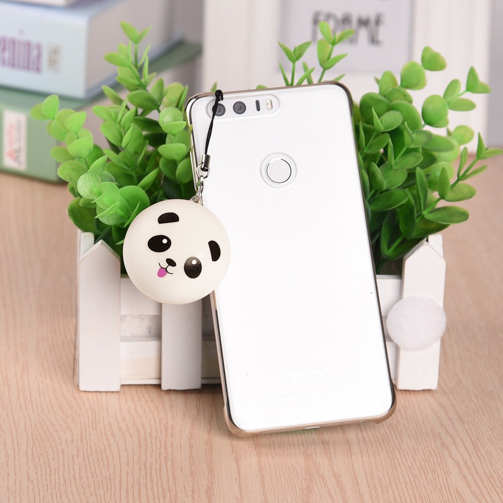 KUUQA 8 Pieces 1.57" Slow Rising Mini Panda Scented Toys Cute Charms Phone Key Chain Straps Kids Toy Gift Party Favors(Style Random)