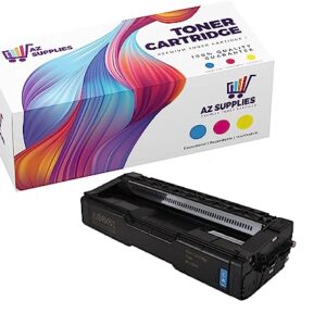 AZ SUPPLIES Compatible Toner Cartridge Replacement for RICOH 408337 (M C250H) with Ricoh M C250FW, M C250FWB, P C301W - Cyan